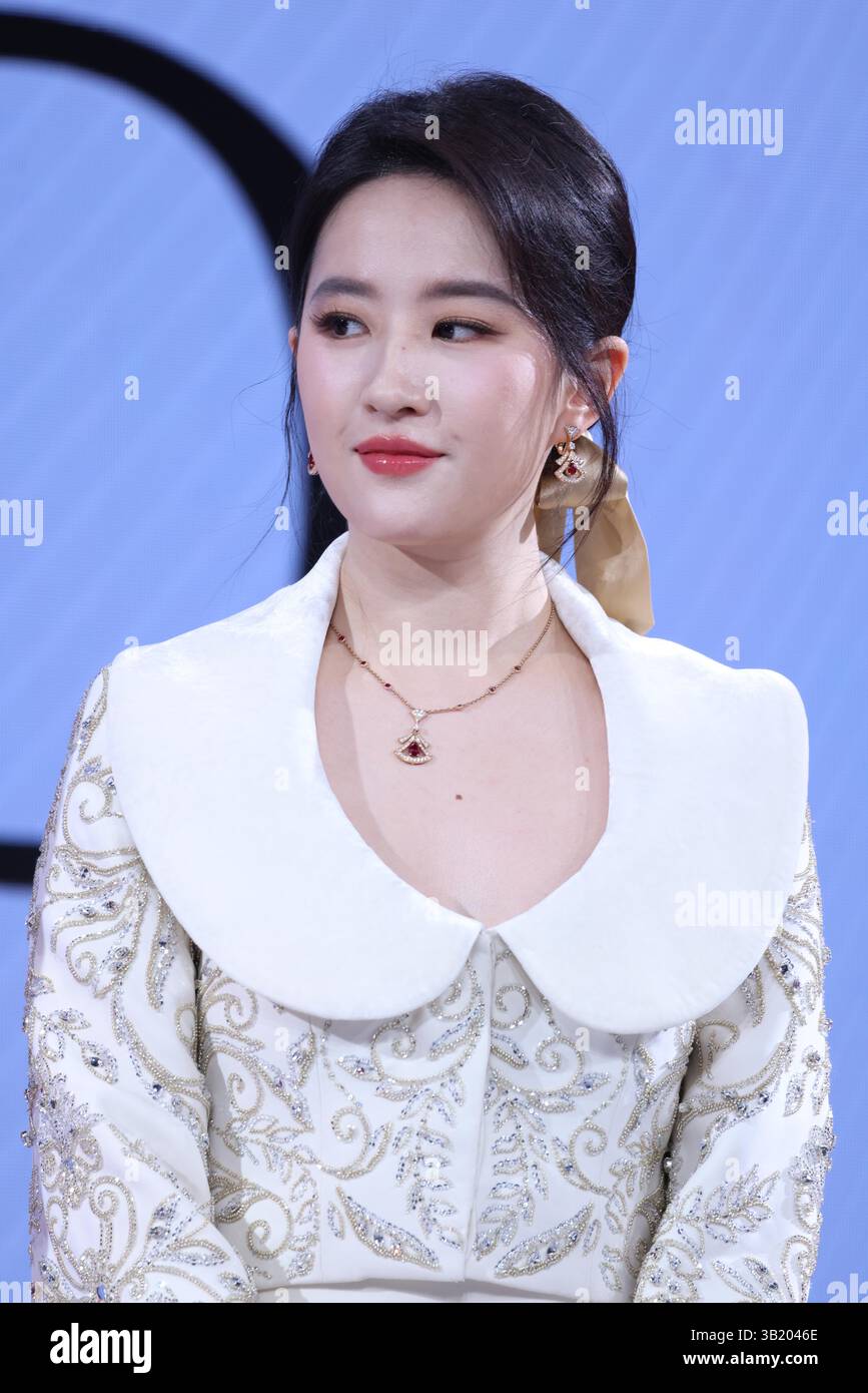 Chinese-American actress, singer, and model Liu Yifei attends an ...