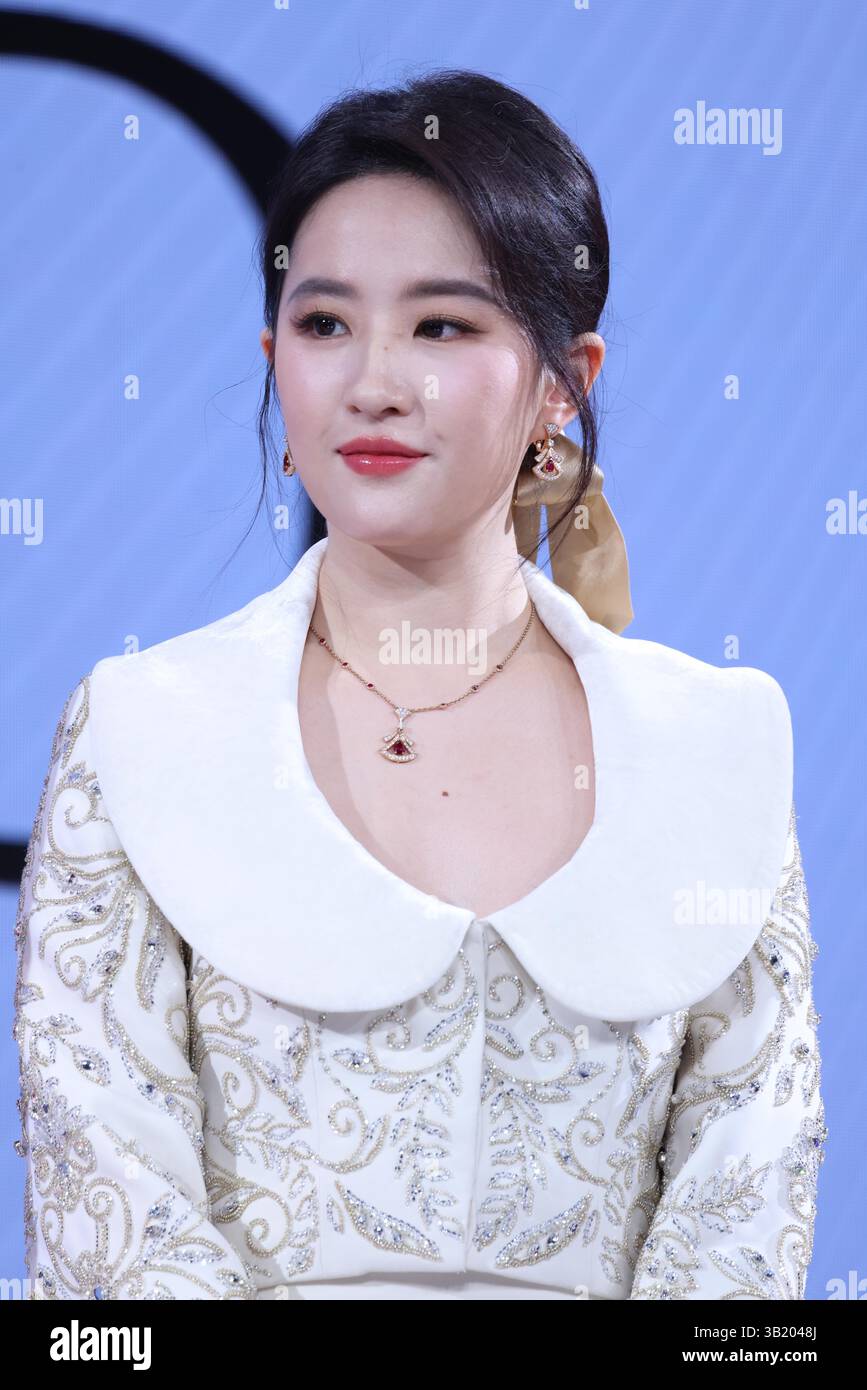 Chinese-American actress, singer, and model Liu Yifei attends an ...
