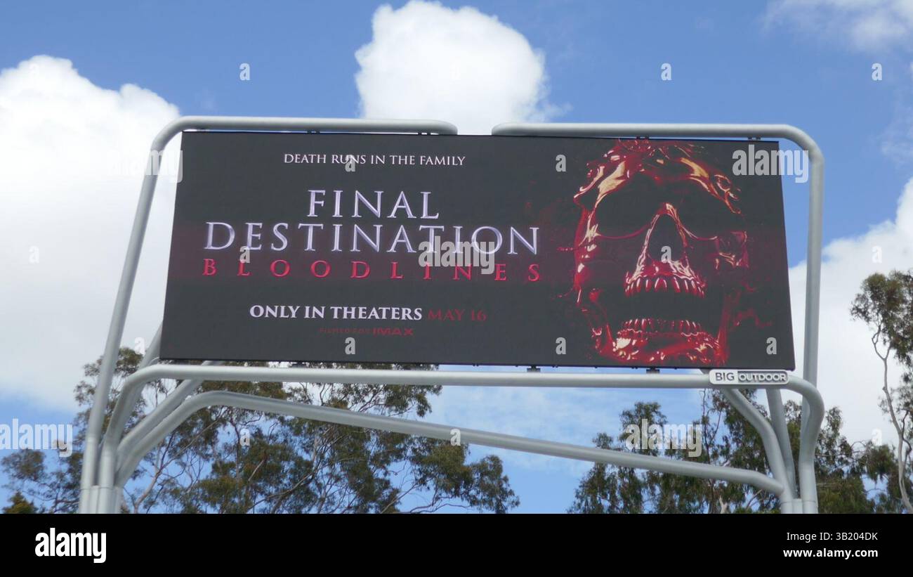 Los Angeles, California, USA 26th April 2025 Final Destination ...