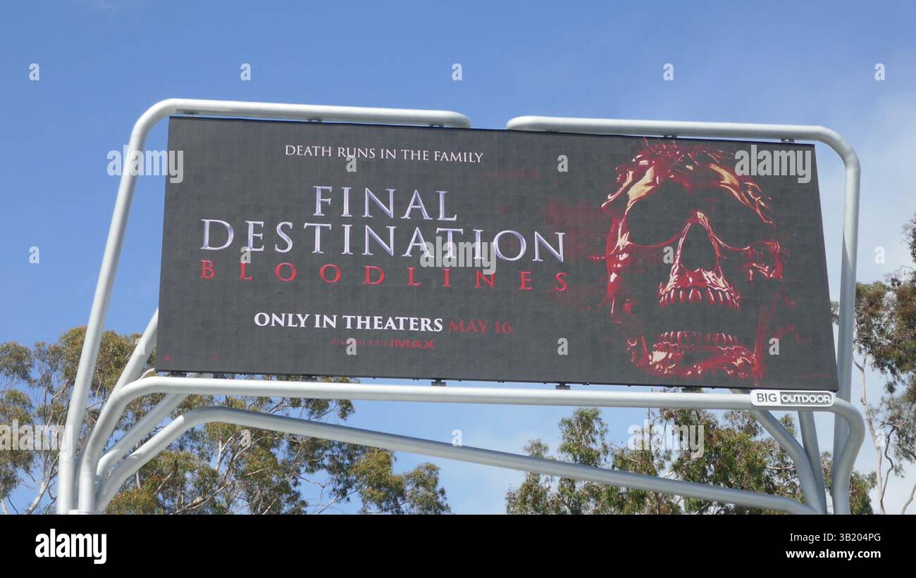 Los Angeles, California, USA 26th April 2025 Final Destination ...