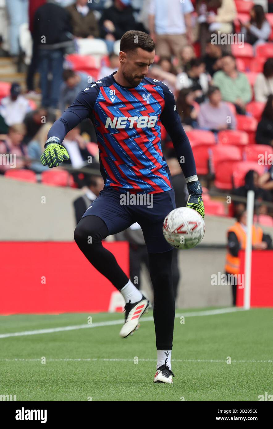 London, UK. 26th Apr, 2025. Remi Matthews of Crystal Palace during the ...