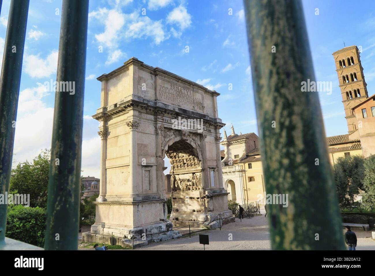 Ruins of ancient temple, photo as a background in old italian roman ...