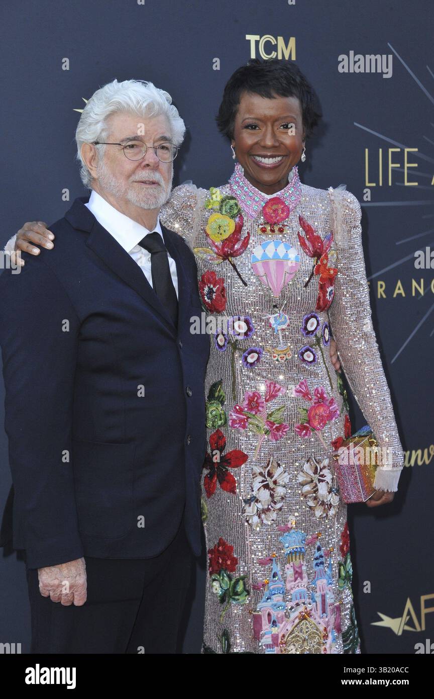 Ca. 26th Apr, 2025. Mellody Lucas, George Lucas at arrivals for 50th ...