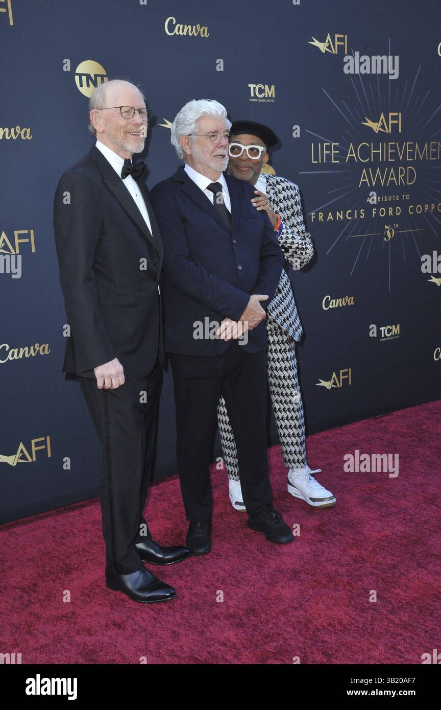 Ca. 26th Apr, 2025. Ron Howard, George Lucas, Spike Lee at arrivals for ...