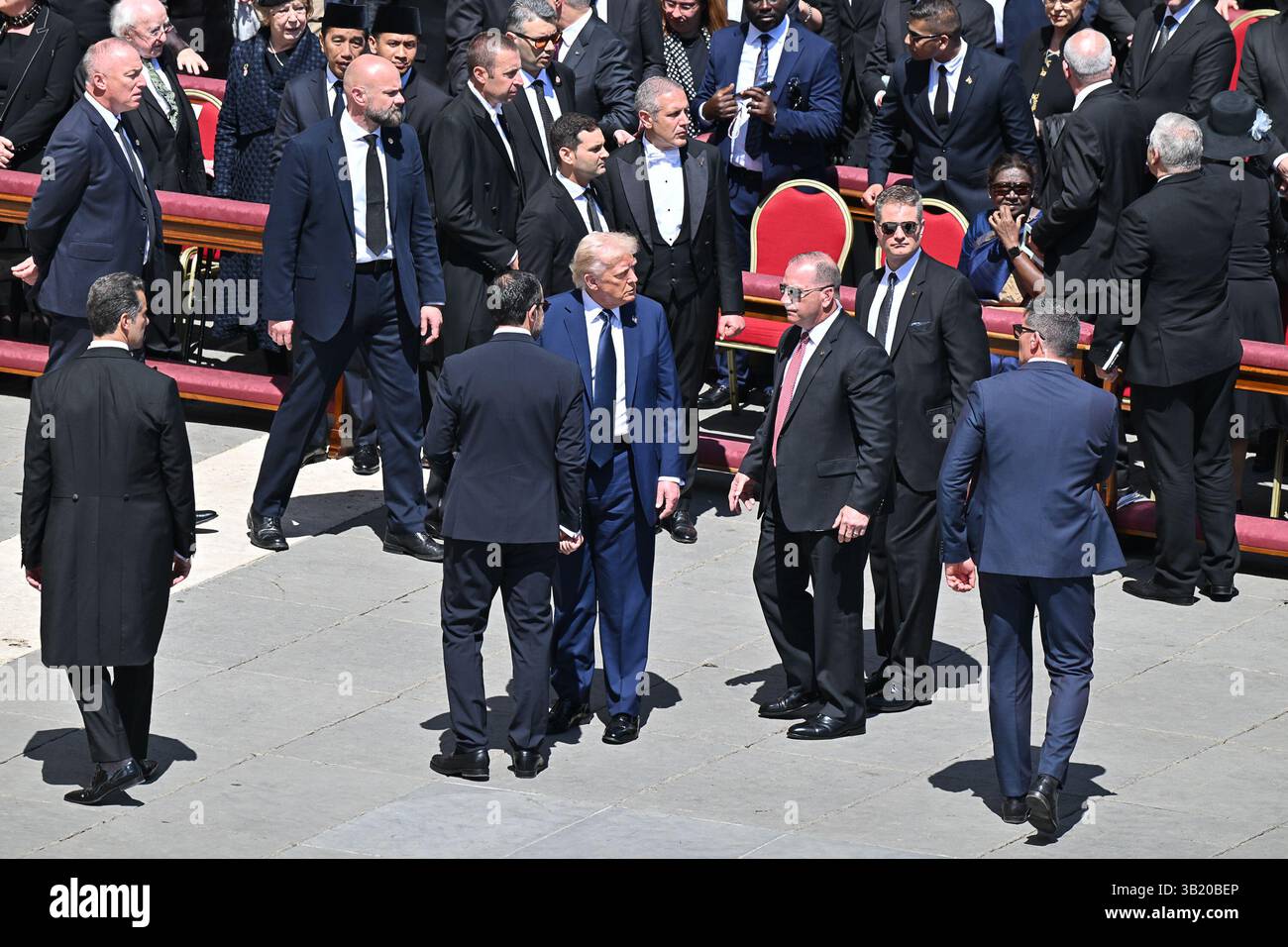 26th Apr 2025, Vatican City, Rome, Italy; Pope Francis's funeral at St ...