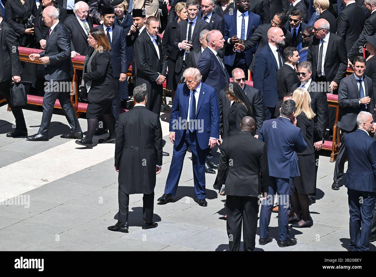 26th Apr 2025, Vatican City, Rome, Italy; Pope Francis's funeral at St ...