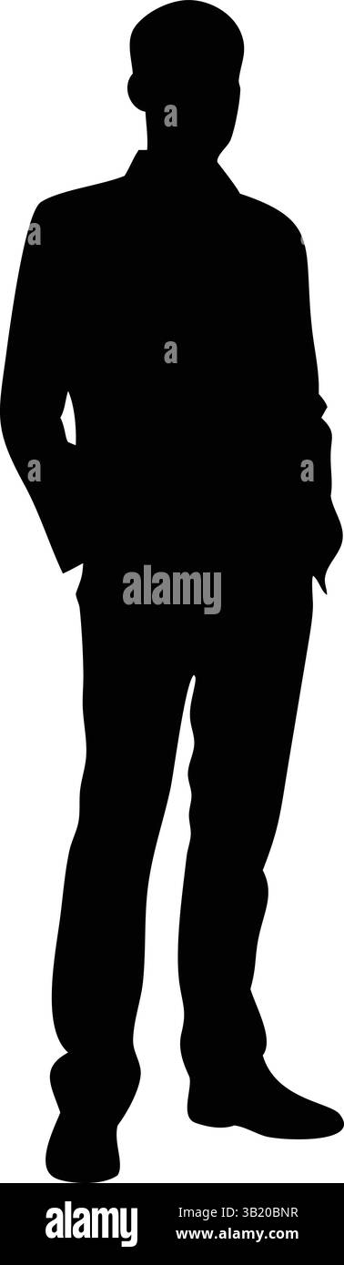 Person contemplating view Stock Vector Images - Alamy