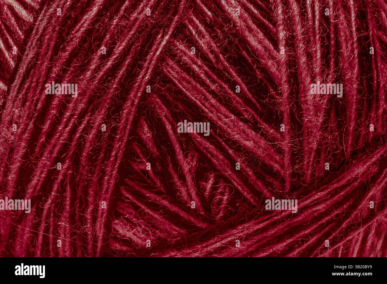 Deep red striped scratchy delicate wool yarn texture suitable as ...