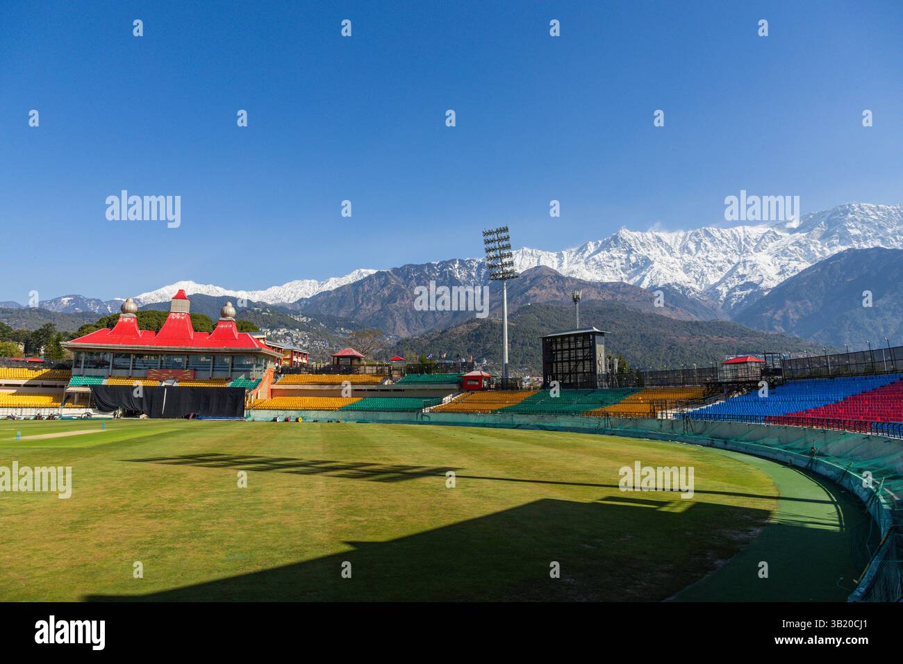 HPCA cricket stadium, Dharamshala India Stock Photo - Alamy
