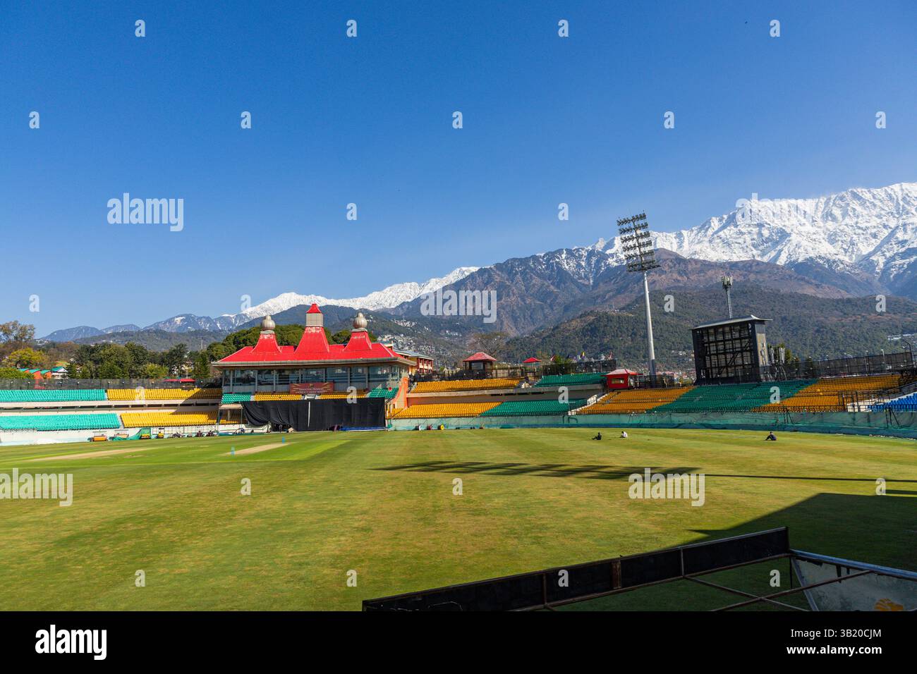 HPCA cricket stadium, Dharamshala India Stock Photo - Alamy