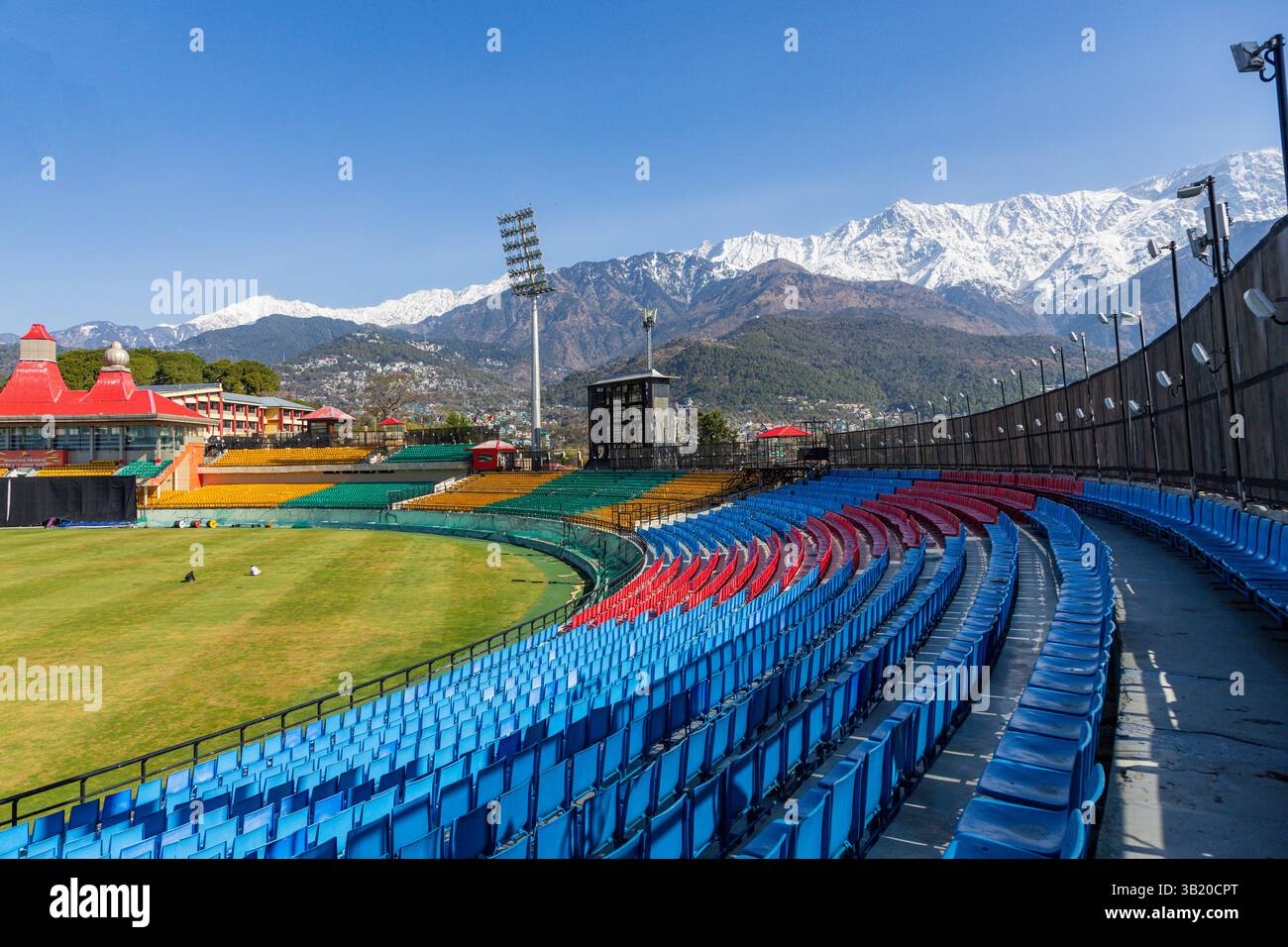 HPCA cricket stadium, Dharamshala India Stock Photo - Alamy