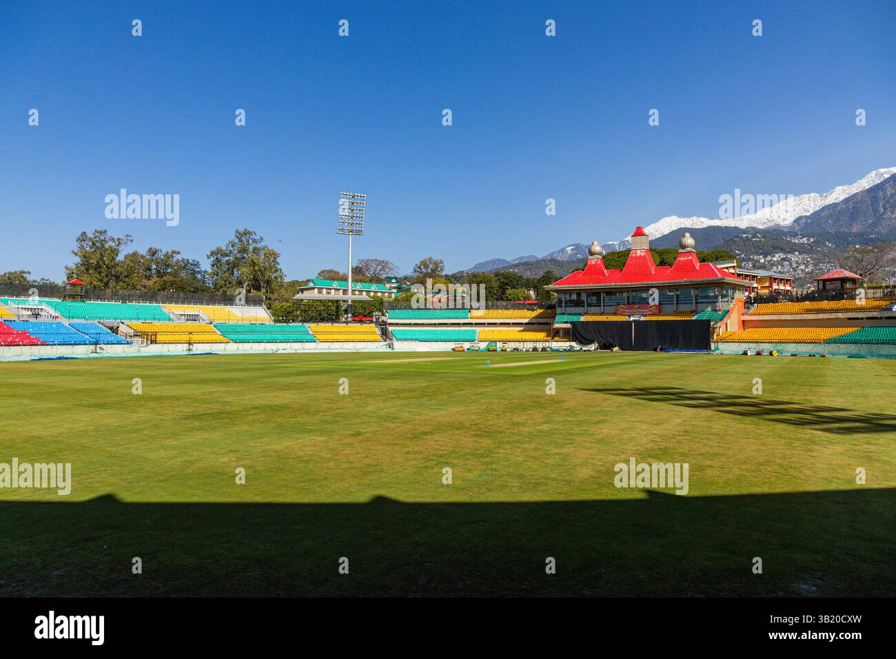 HPCA cricket stadium, Dharamshala India Stock Photo - Alamy