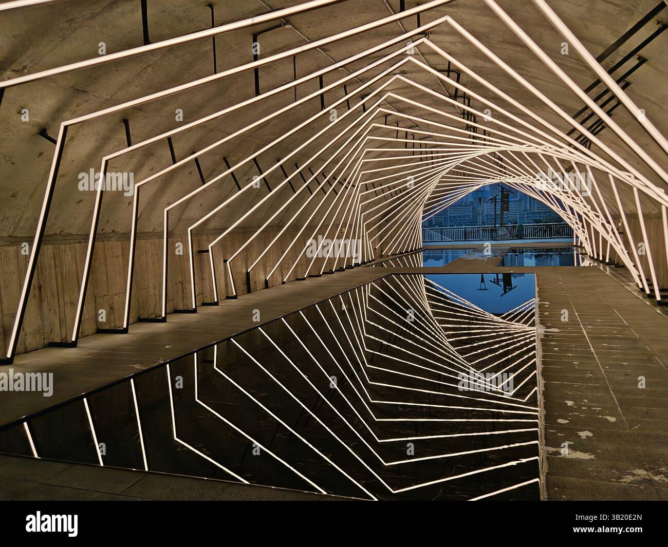 The cool light and shadow design of the No. 2 bridge arch of Sandong ...