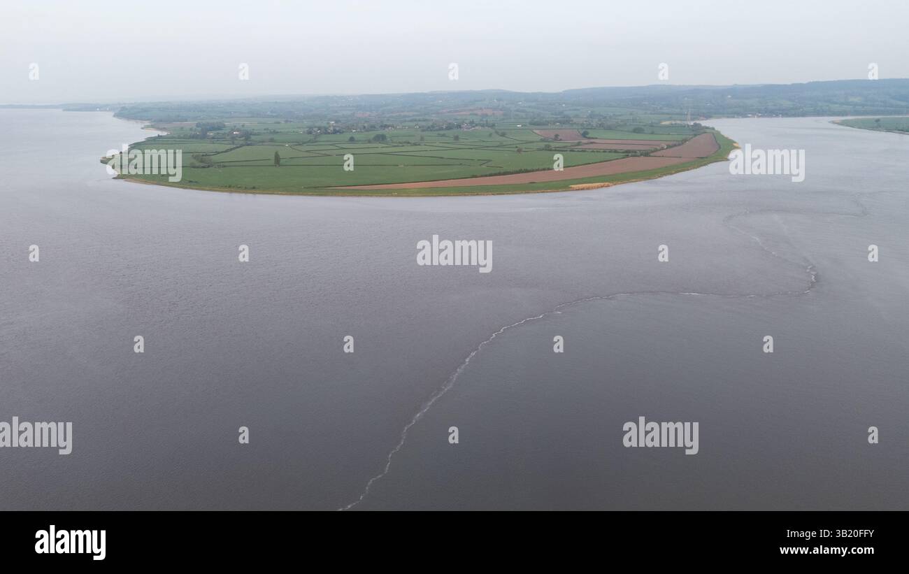 Awre peninsula and The Noose, River Severn Stock Photo - Alamy