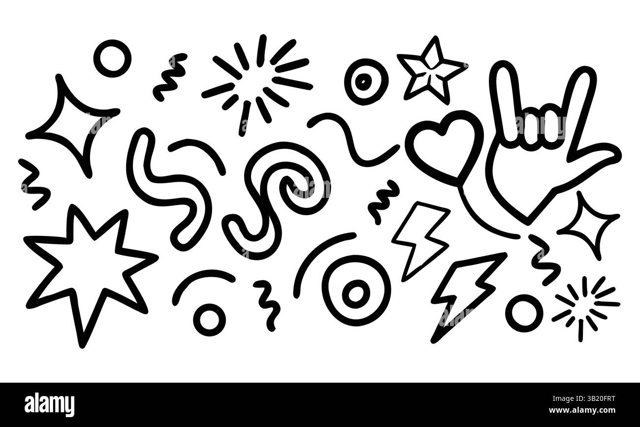 Cartoon animated graphics Black and White Stock Photos & Images - Alamy