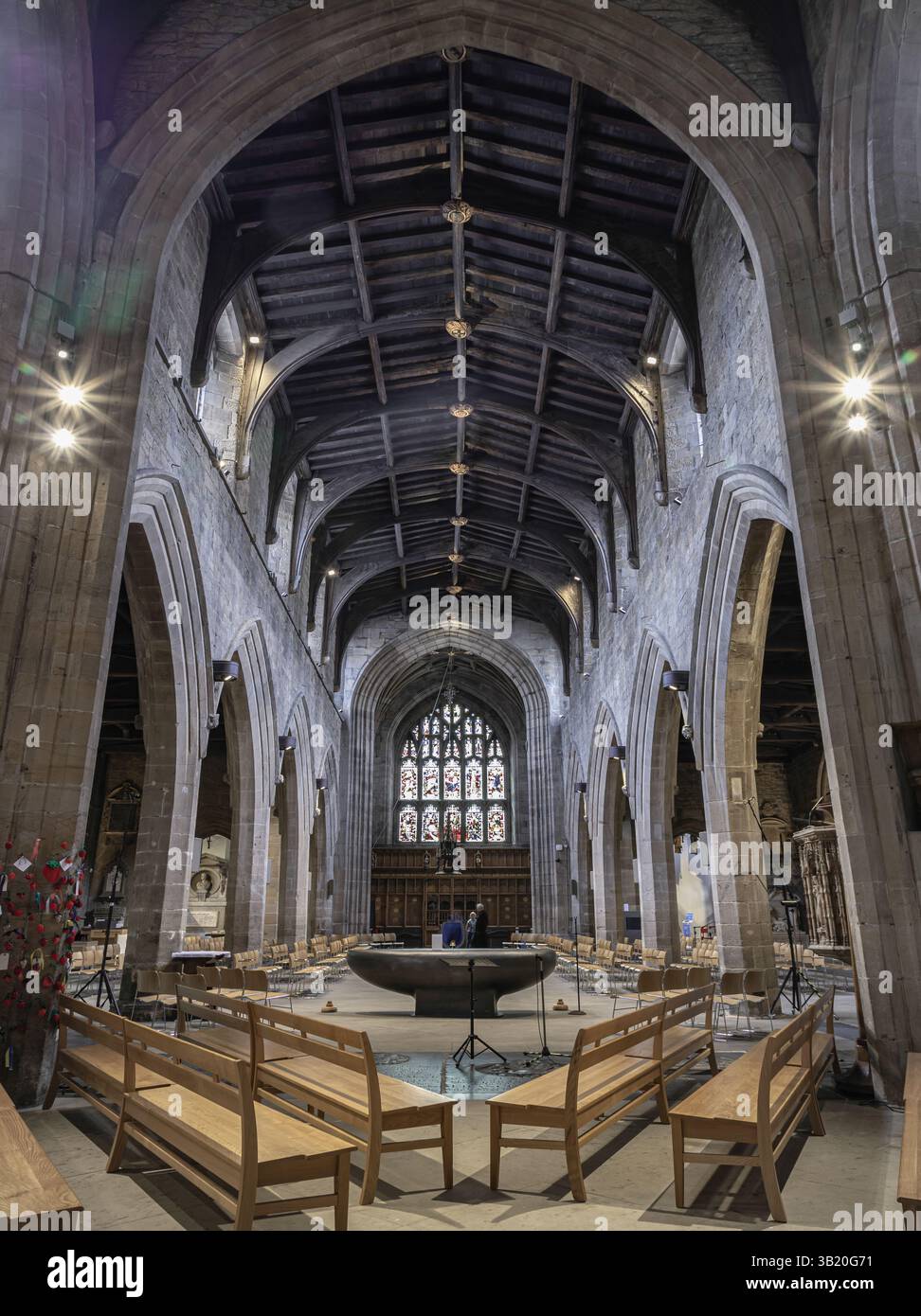 Newcastle, UK - Apr 12, 2025 - Architecture interior view of Newcastle ...