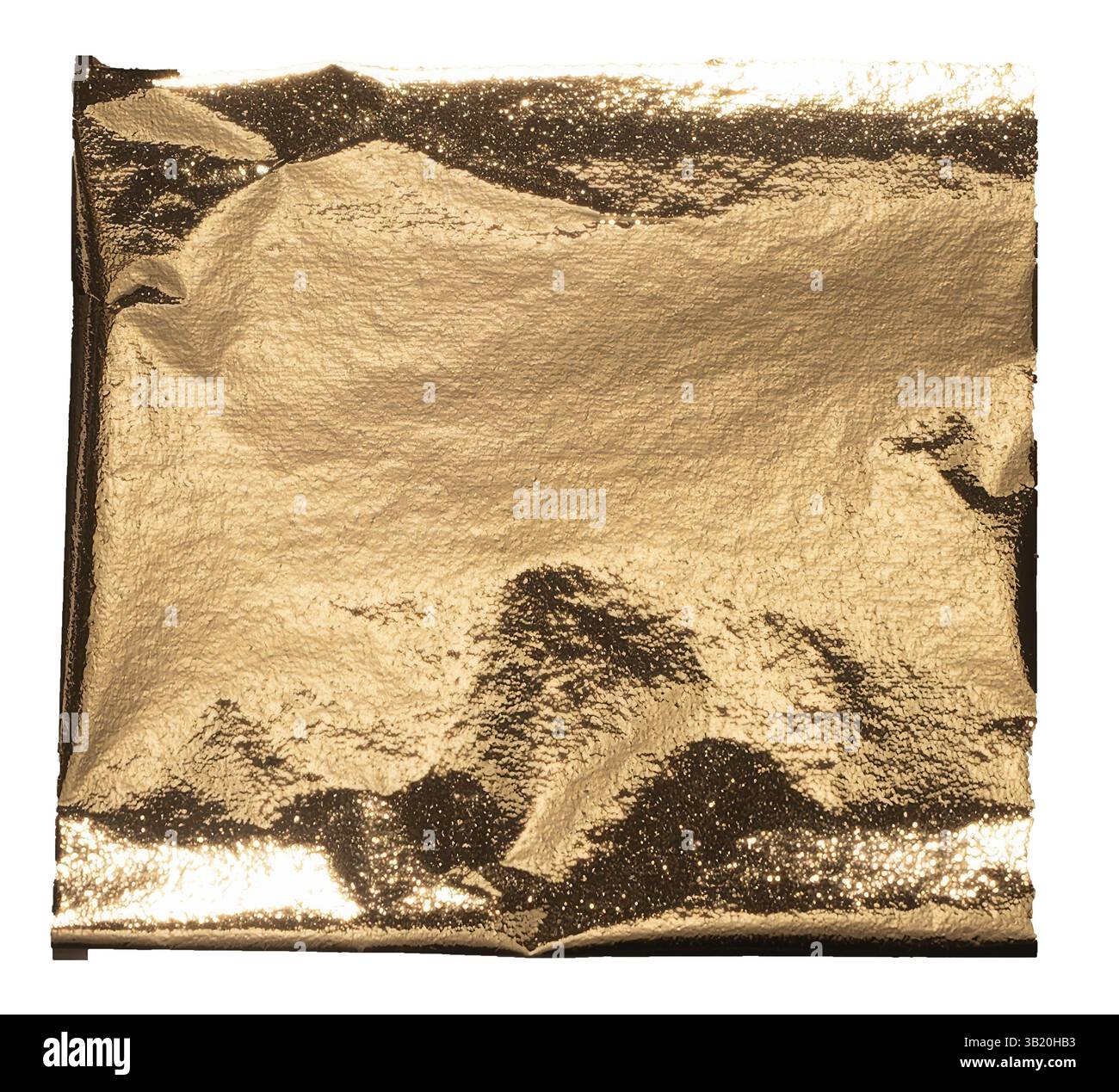 Golden and bronze foil frame with ragged, uneven edges. Metallic ...
