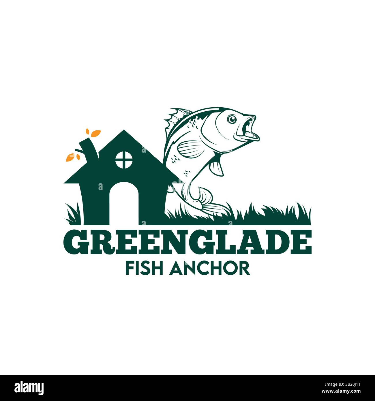 Fish design elements Cut Out Stock Images & Pictures - Alamy