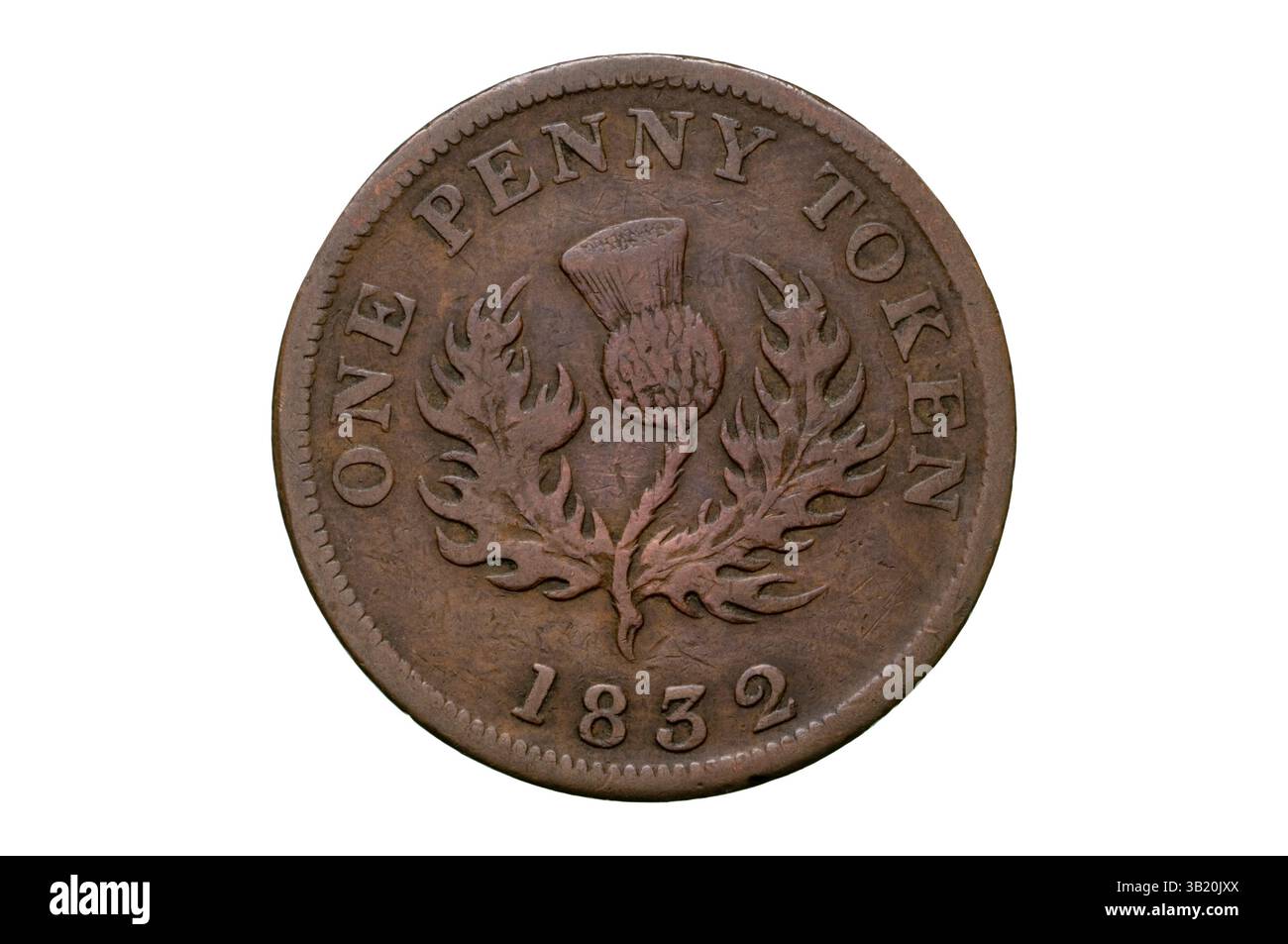 Nova Scotia Penny Token Stock Photo - Alamy
