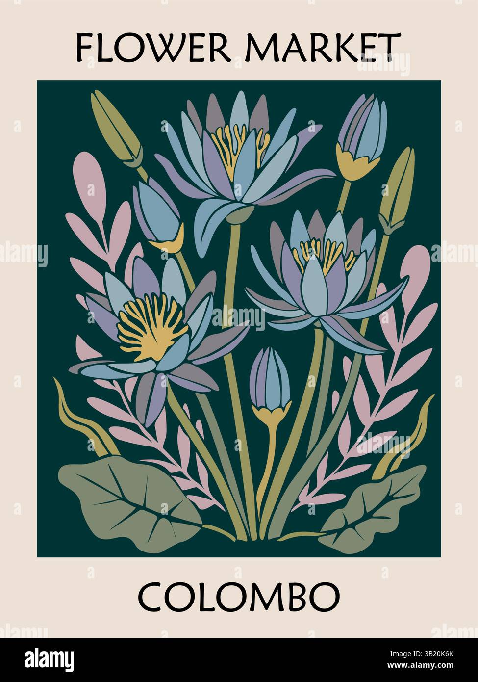 Market colombo Stock Vector Images - Alamy