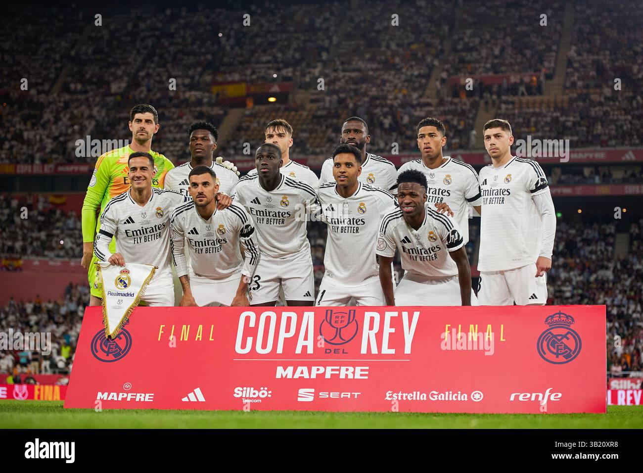 Team of Real Madrid during the Spanish Cup, Copa del Rey, Final ...