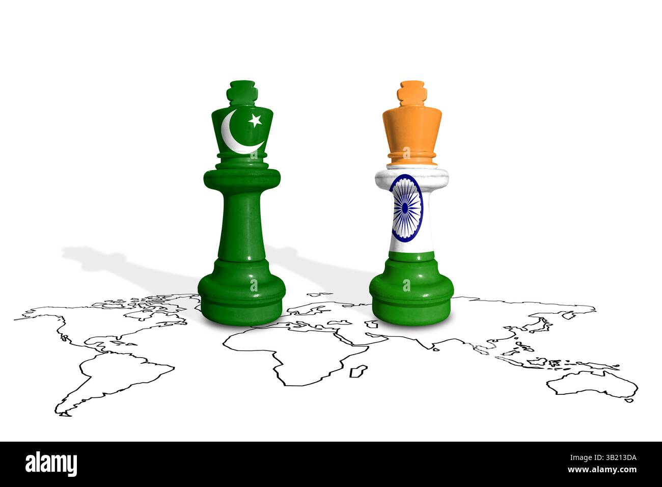 Pakistan flag map hi-res stock photography and images - Alamy