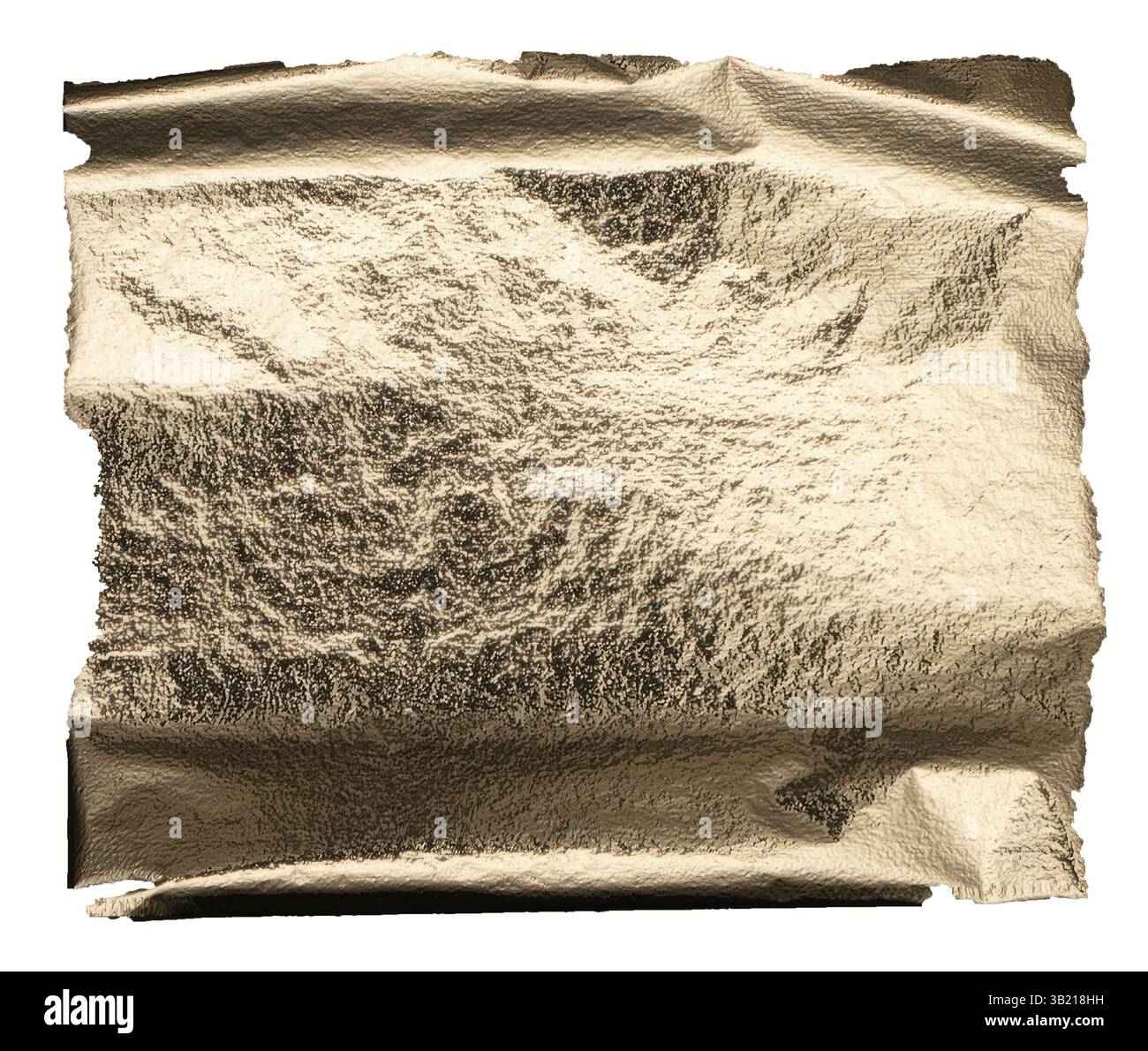 Champagne gold and golden foil texture with a torn, ragged edge ...