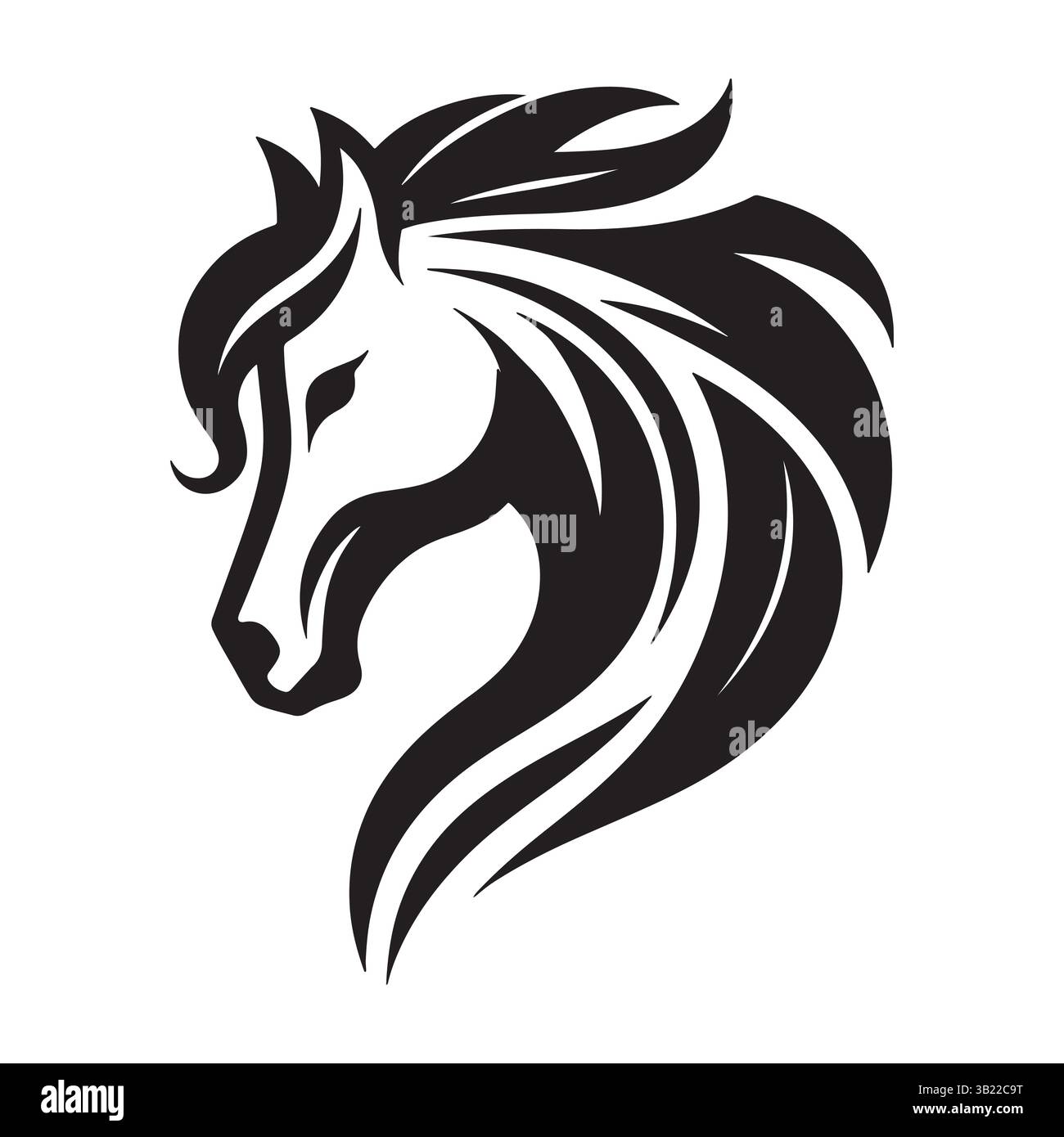 Minimalist head graphic Cut Out Stock Images & Pictures - Alamy