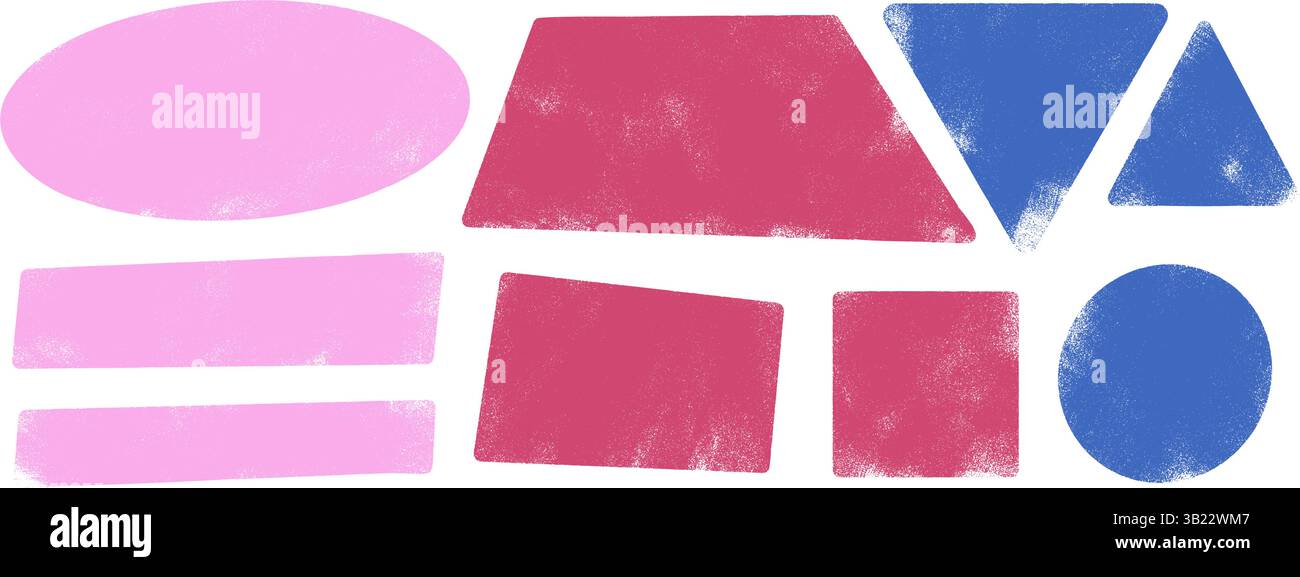 Freehand geometric shape set. Callouts graffiti frames pack. Oval ...