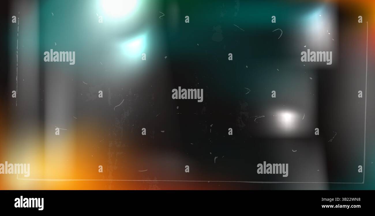 Old photo light leak overlay effect with noir and orange gradient ...