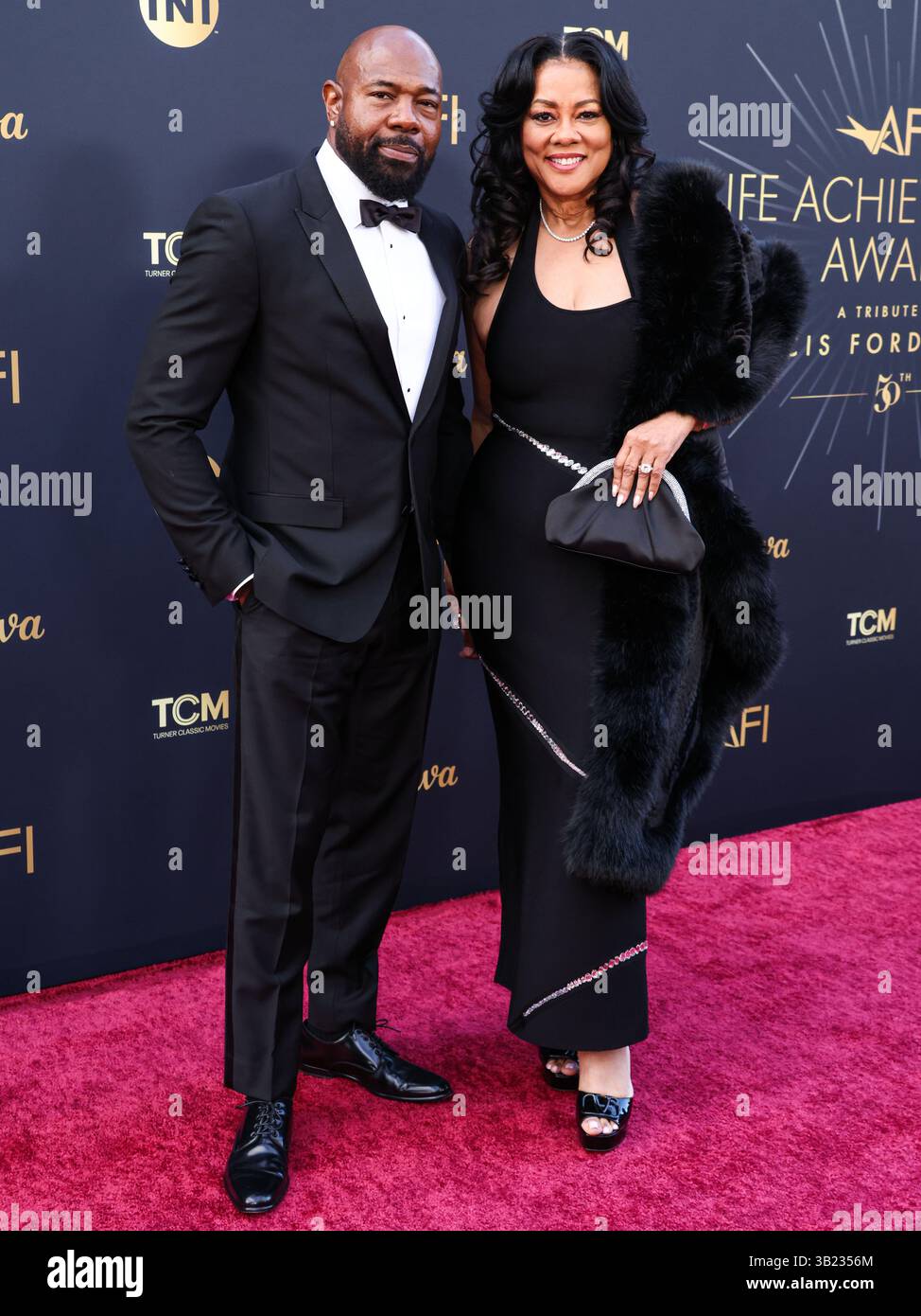 HOLLYWOOD, LOS ANGELES, CALIFORNIA, USA - APRIL 26: Antoine Fuqua and wife Lela Rochon arrive at ...