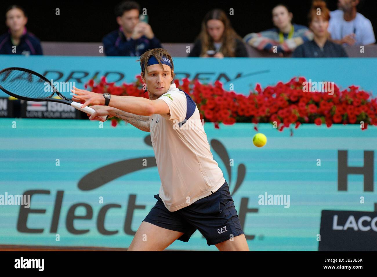 Madrid, Spain. 27th Apr, 2025. Tennis ATP: Mutua Madrid Open tennis ATP, Alexander Bublik (KAZ ...