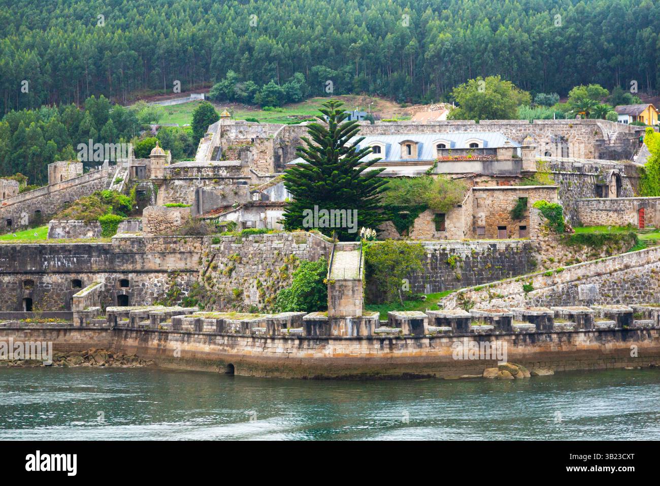 An ancient castle by the water in Spain, the city of Motril Stock Photo ...