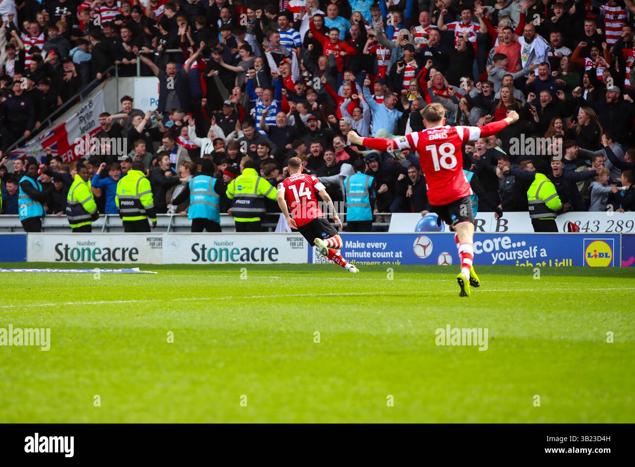 Eco - Power Stadium, Doncaster, England - 26th April 2025 Billy Sharp ...