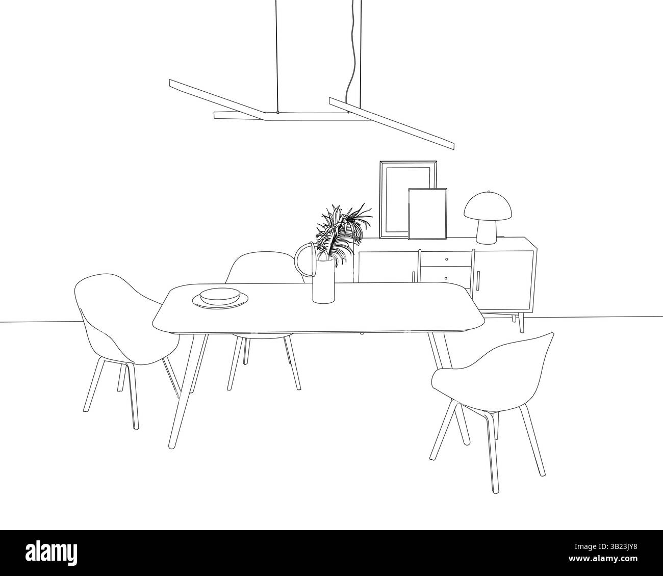 Dining tab Stock Vector Images - Alamy