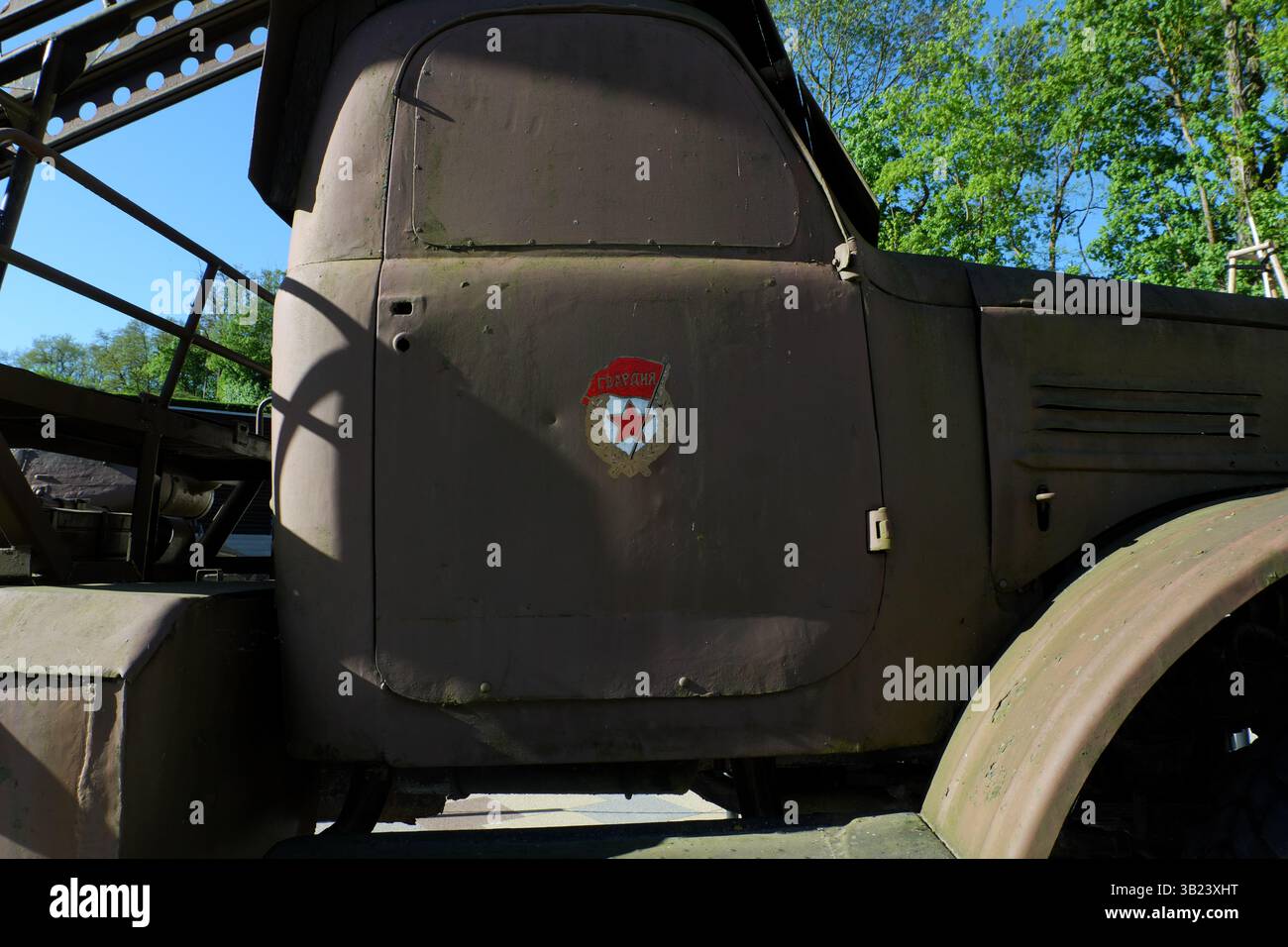 Stalin's organ, lorry mounted rocket launcher - Soviet era weaponry on ...