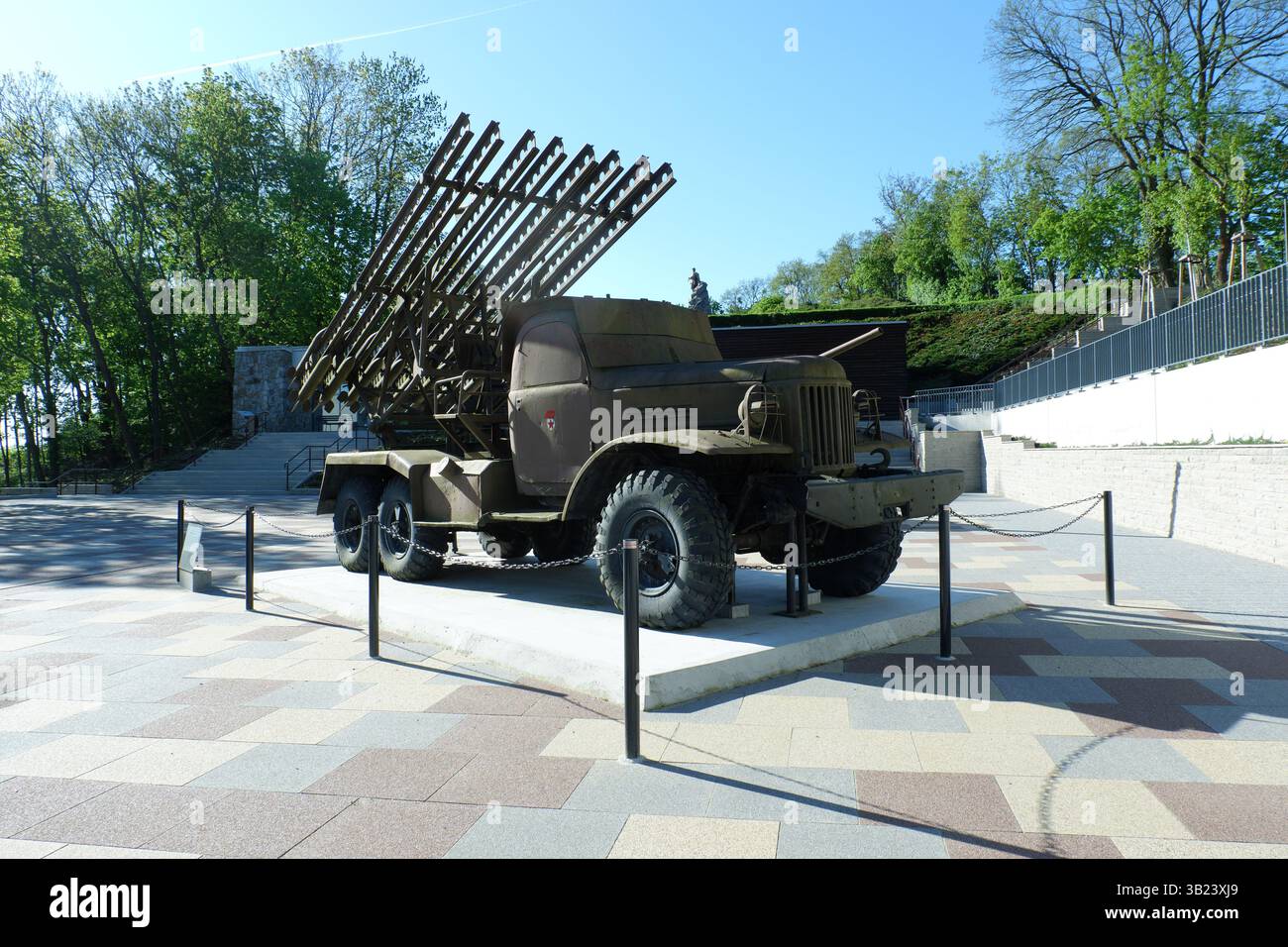 Stalin's organ, lorry mounted rocket launcher - Soviet era weaponry on ...