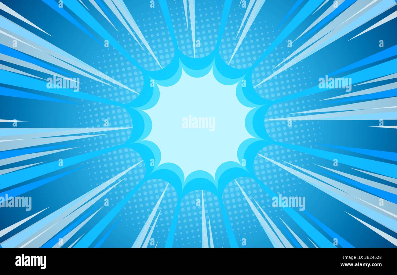 comic background with explosion effect Stock Vector Image & Art - Alamy