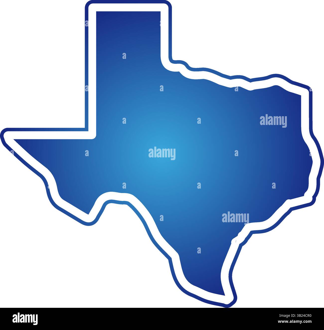 Dallas vector outline map hi-res stock photography and images - Alamy