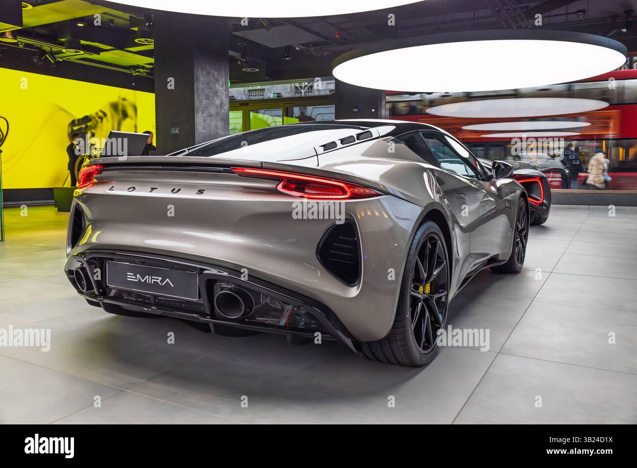 Rear View of Lotus Emira Sports Car. London, UK, 25 February 2024 Stock ...