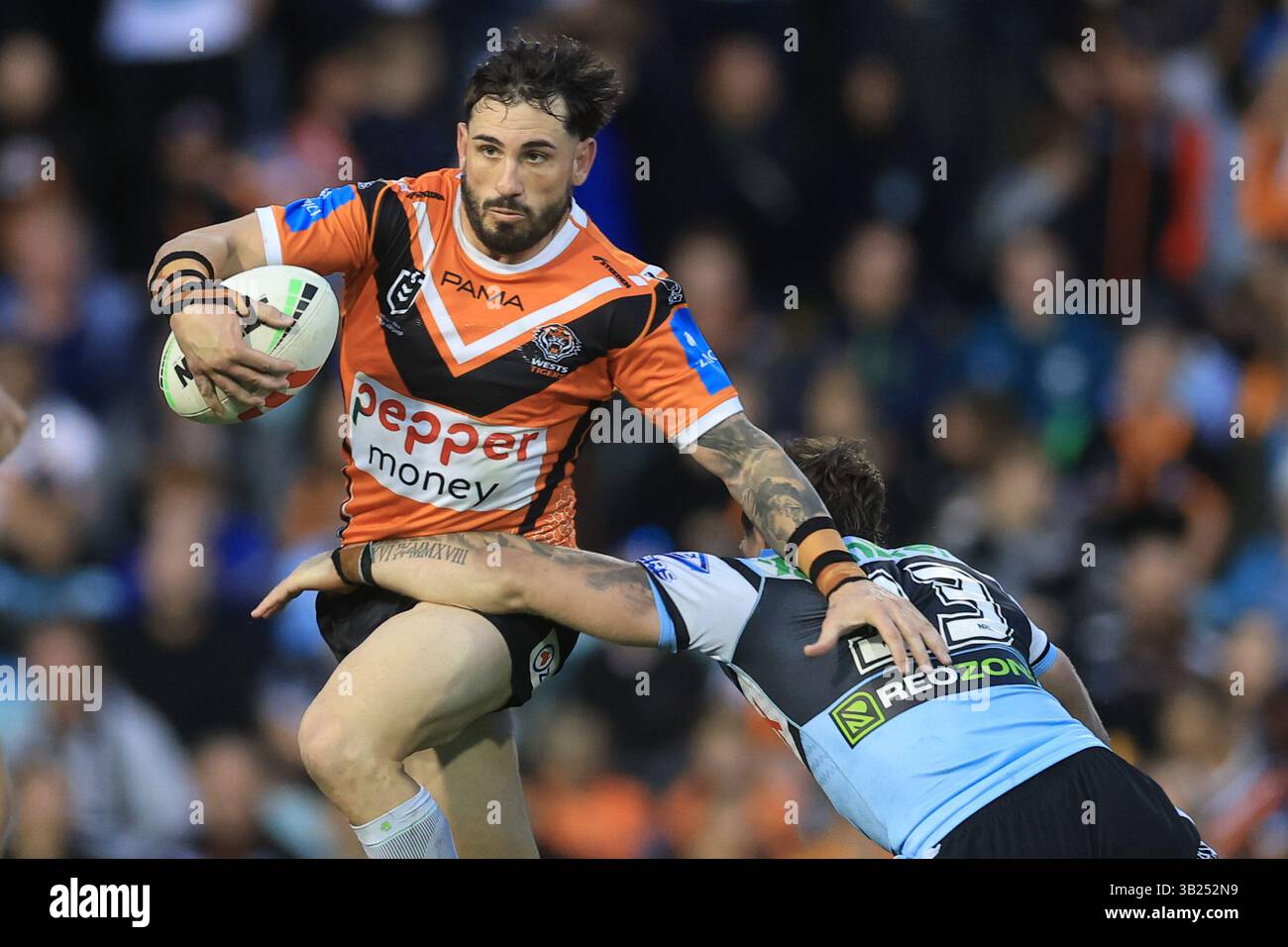 Sydney, Australia. 27th Apr, 2025. Jack Bird of the Tigers during the ...