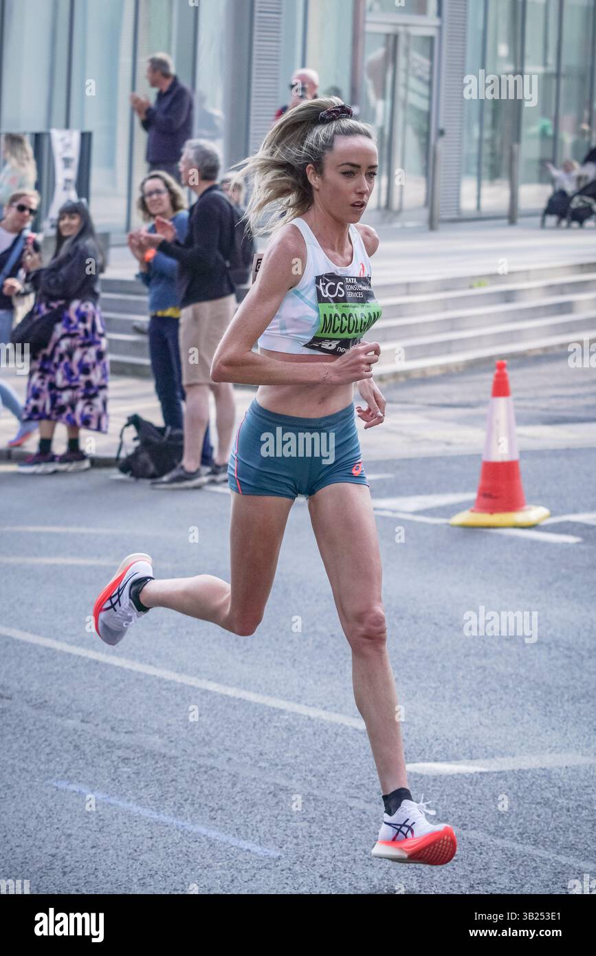 London, UK. 27th April, 2025. Eilish McColgan, Scottish middle and long ...