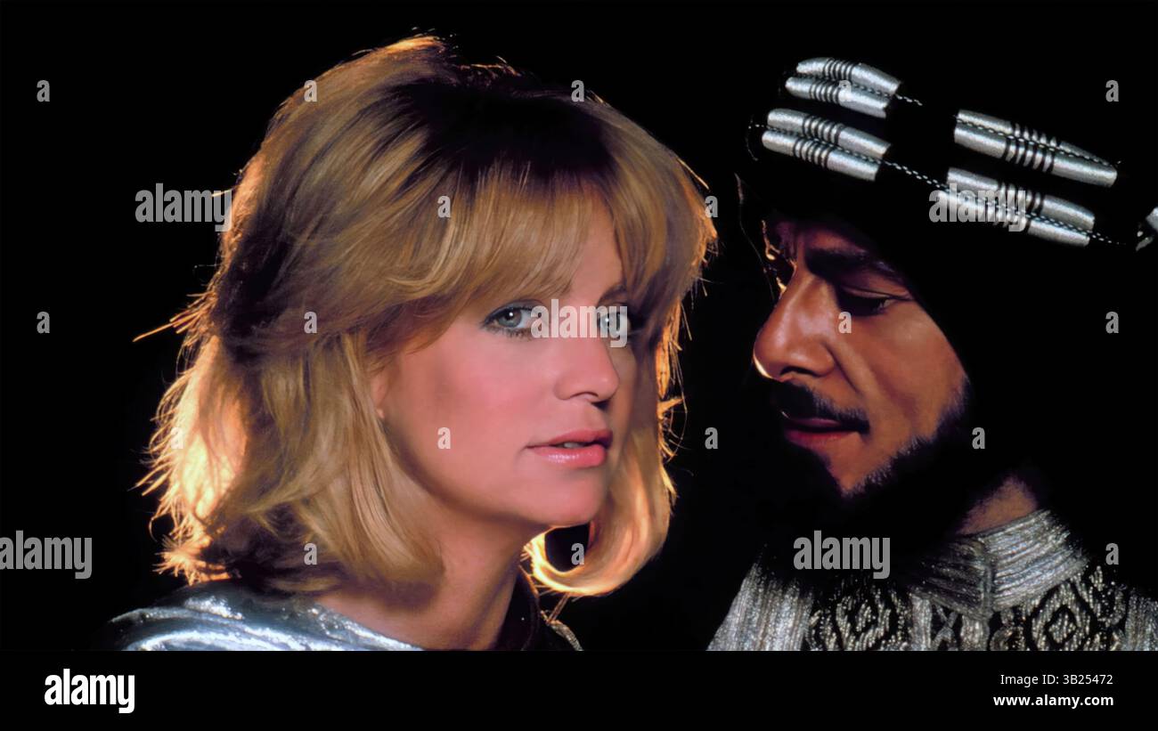 GOLDIE HAWN and RICHARD ROMANUS in PROTOCOL (1984), directed by HERBERT ...