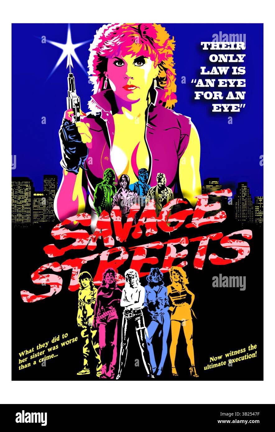 SAVAGE STREETS (1984), directed by TOM DESIMONE and DANNY STEINMANN. Credit: Ginso Investment ...