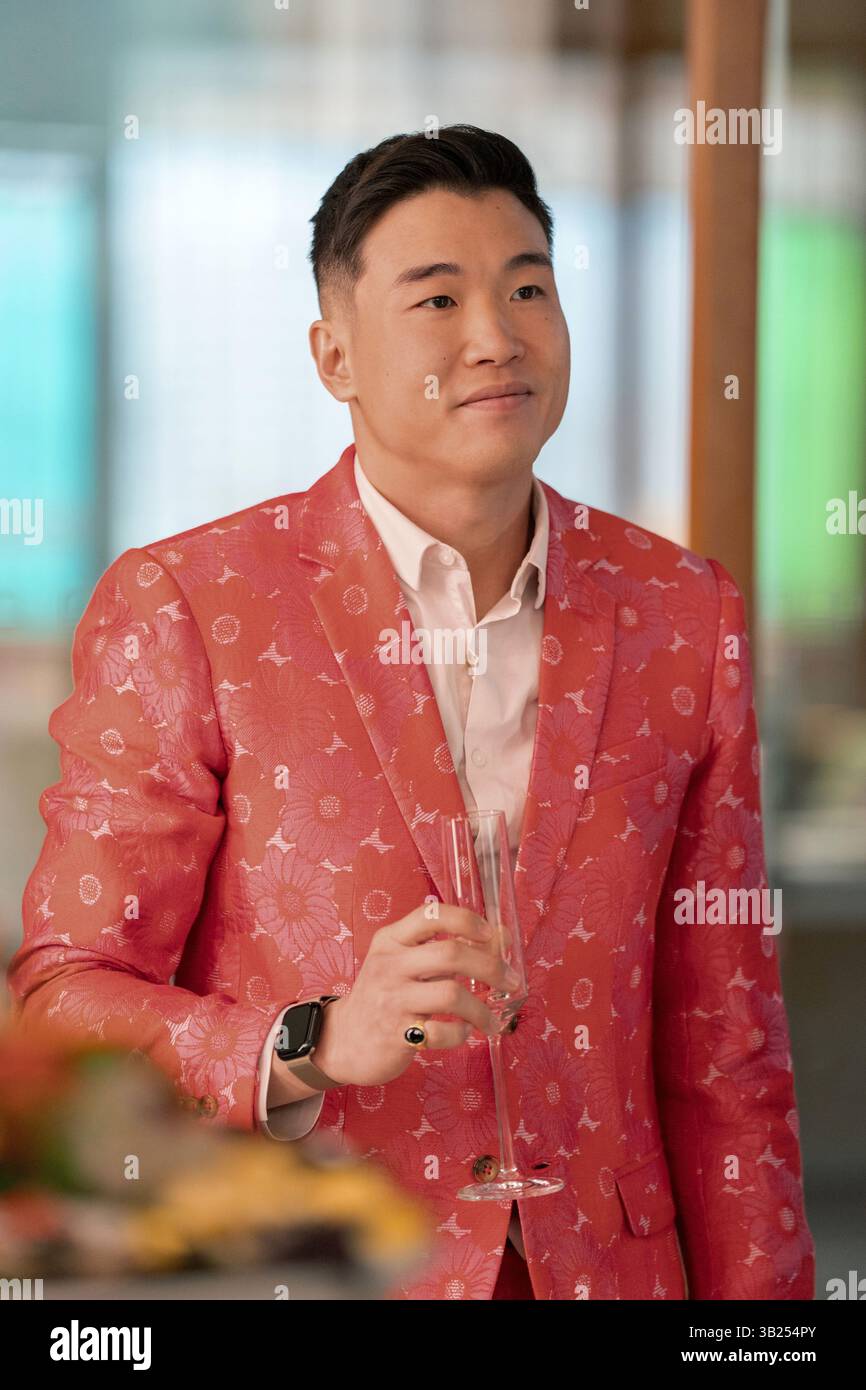 JOEL KIM BOOSTER in LOOT (2022), directed by ALAN YANG. Credit: Apple TV+ / Universal Pictures ...