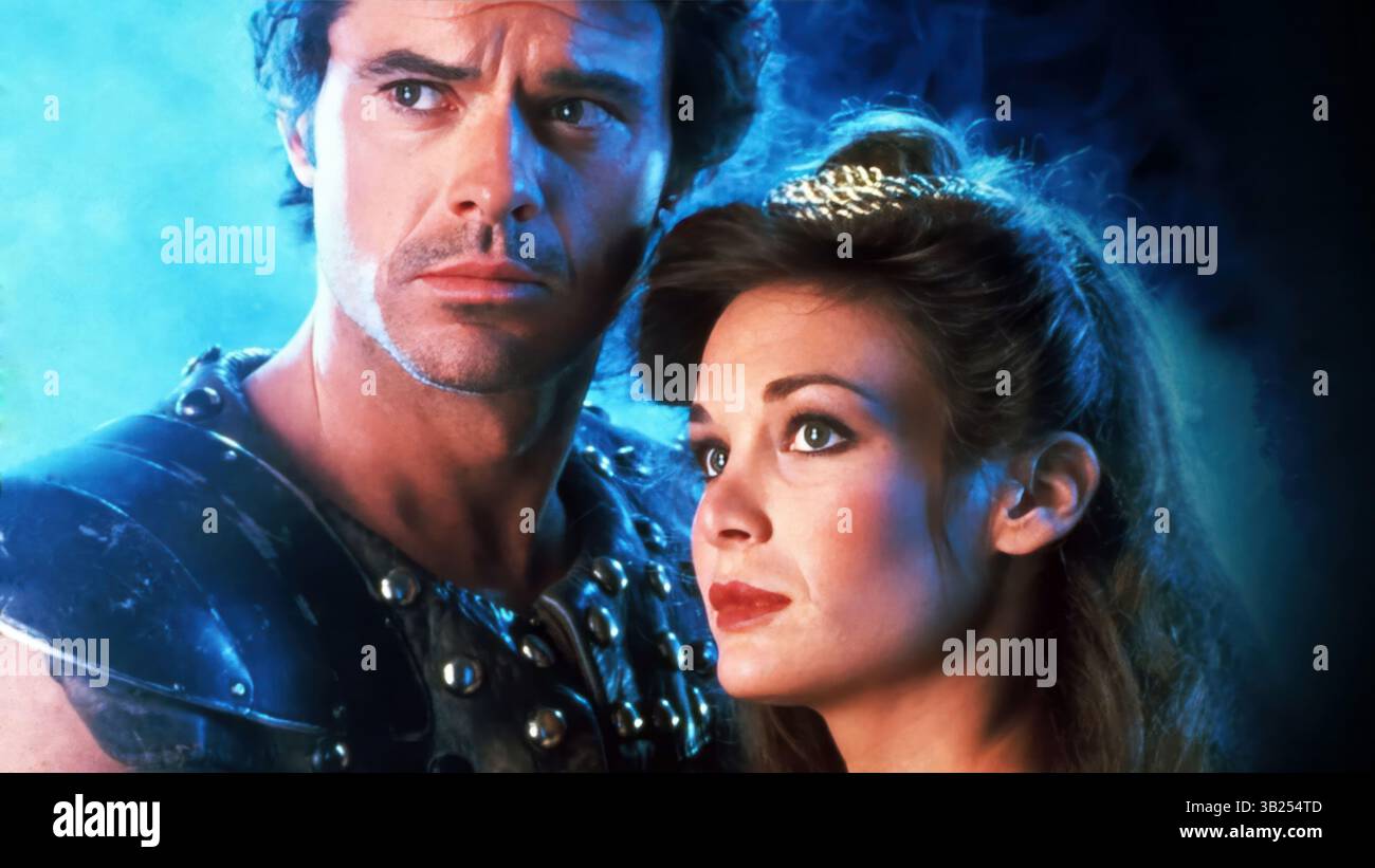 ROBERT URICH and MARY CROSBY in THE ICE PIRATES (1984), directed by ...
