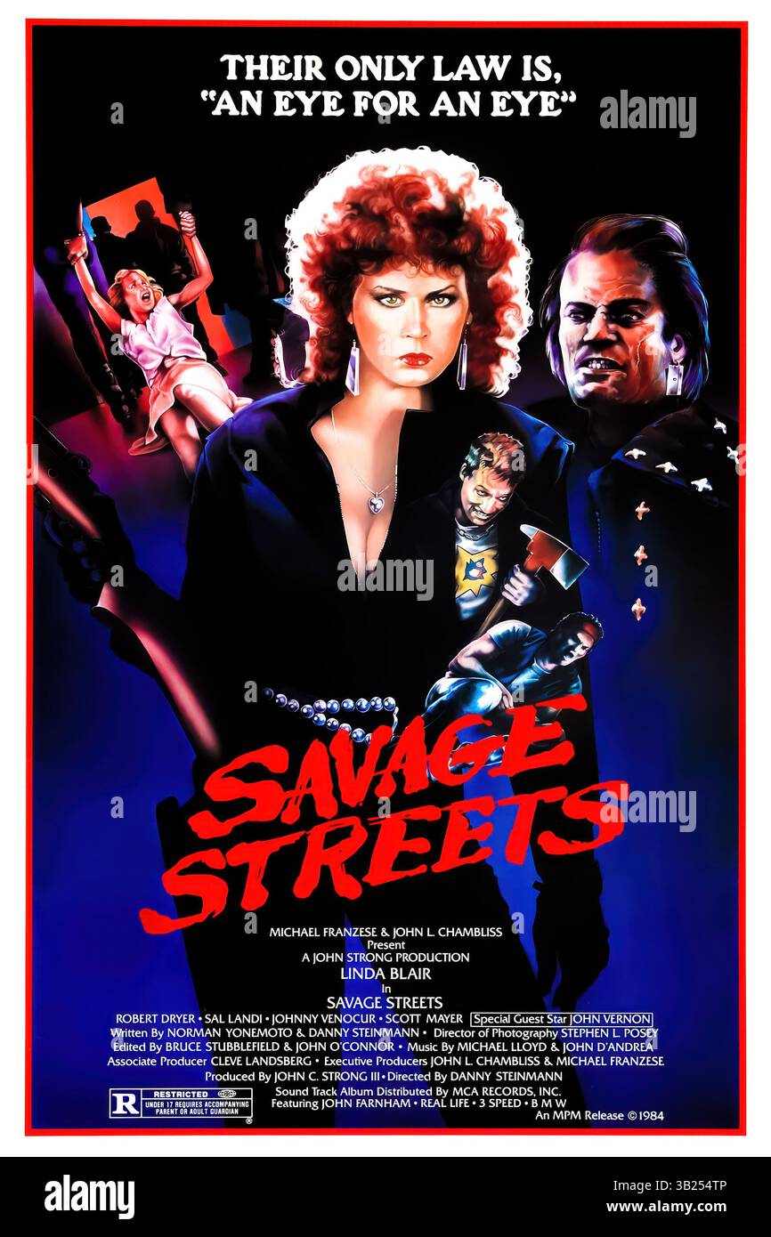 SAVAGE STREETS (1984), directed by TOM DESIMONE and DANNY STEINMANN. Credit: Ginso Investment ...