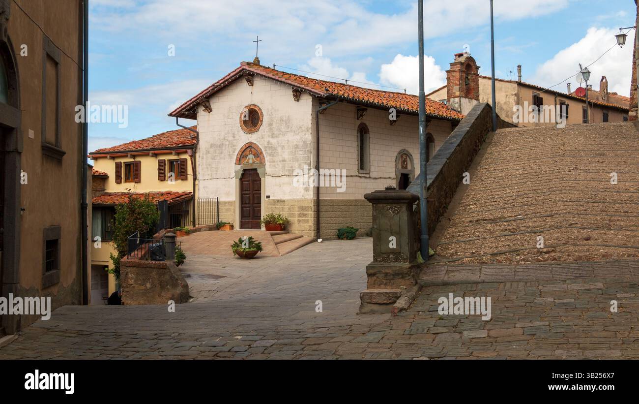the historic church of the Santissimo Crocifisso in the historic center ...