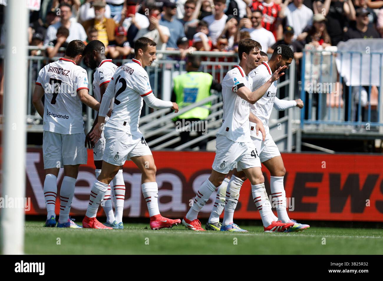 April 27, 2025, Venezia, Veneto, Italy: AC Milanâ€™s SANTIAGO GIMENEZ ...