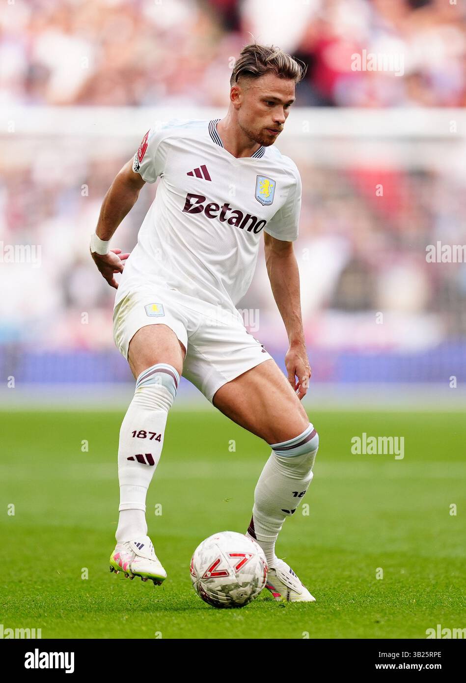 Aston Villa's Matty Cash during the Emirates FA Cup semi-final match at ...